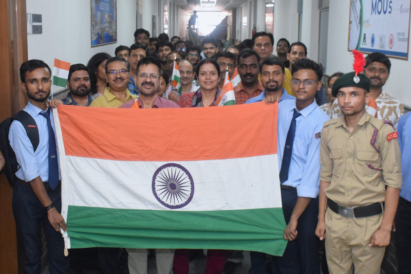 Celebrated National Flag Day 2024 - Sharda University Agra