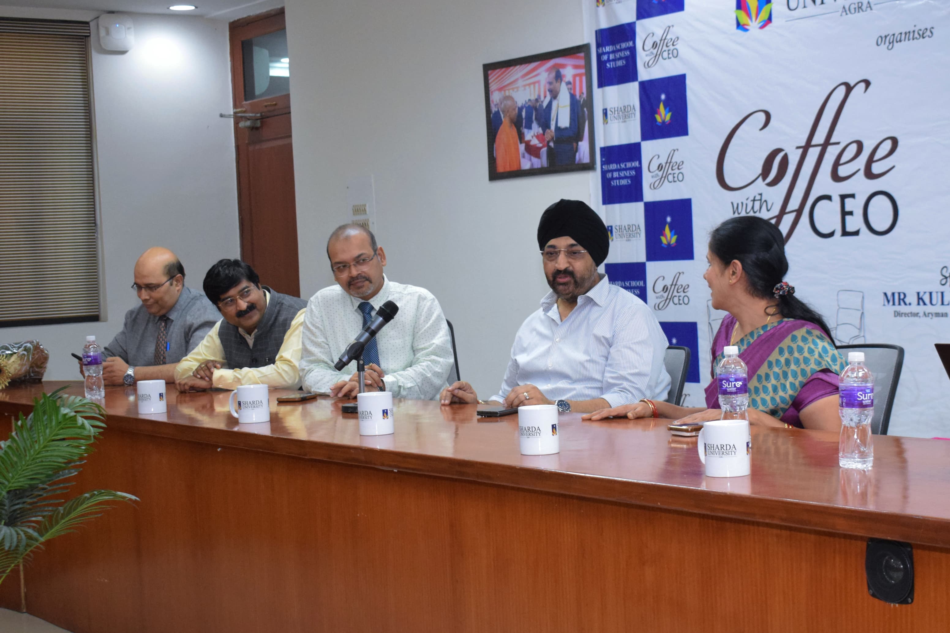 SSBS hosted an inspiring session of Coffee with CEO - Sharda University ...